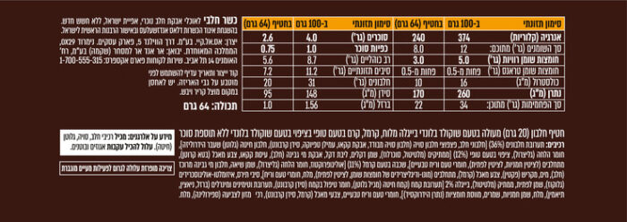 חטיף חלבון ווין 60 גרם | WIN PROTEIN BAR
