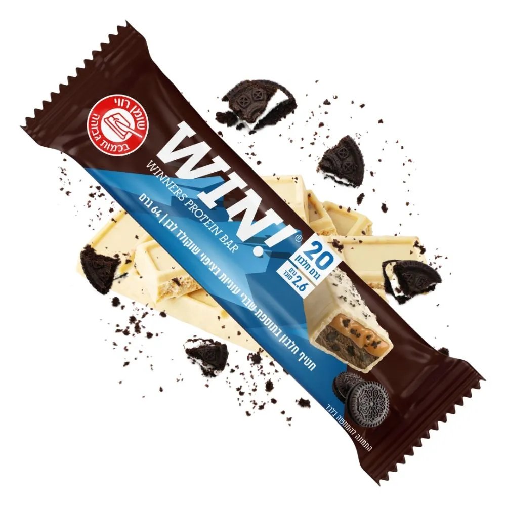 12 חטיפי חלבון ווין פרוטאין | WIN PROTEIN BAR 60G